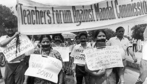 Explained: Mandal Commission report and the anti-reservation protests ...